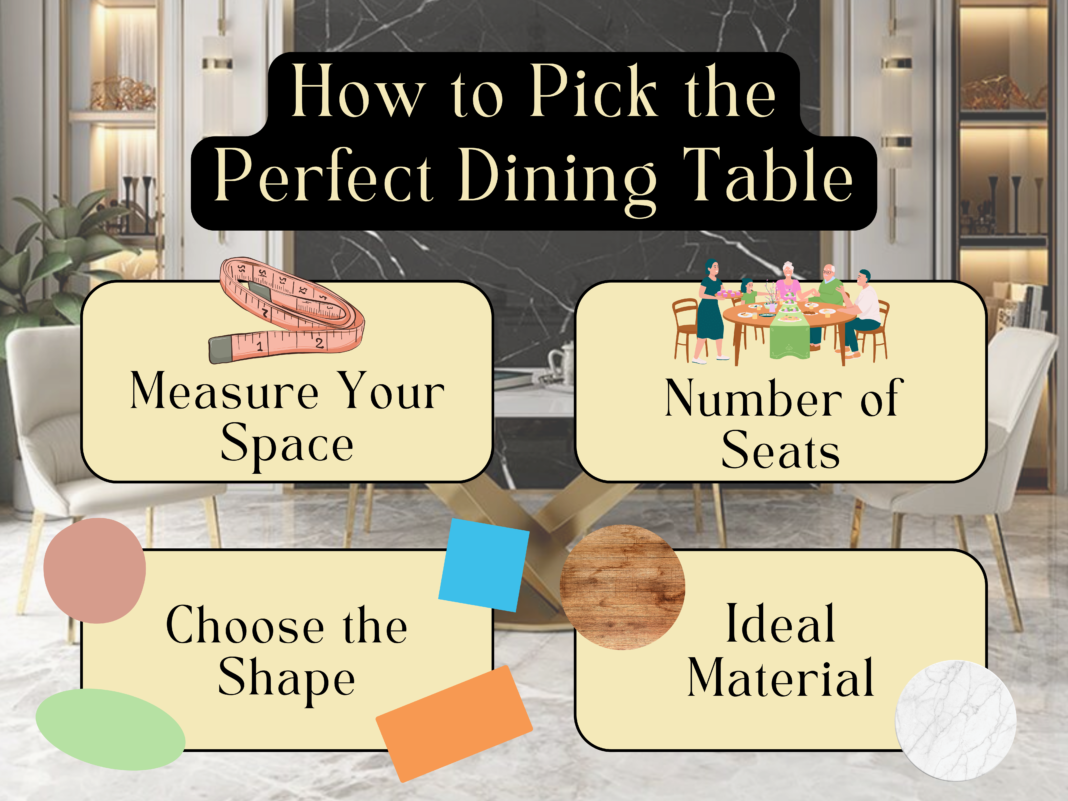 How to Pick the Perfect Dining Table For Your Home